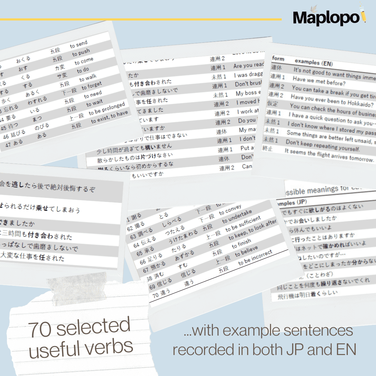 Maplopo's Japanese Verb Pro Masterclass